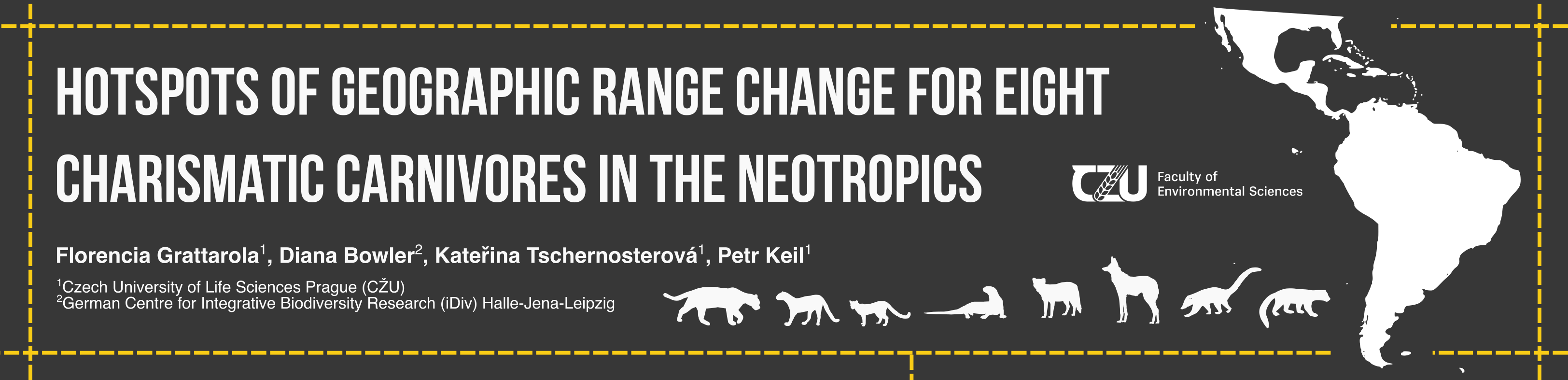 Hotspots of geographic range change for eight charismatic carnivores in ...