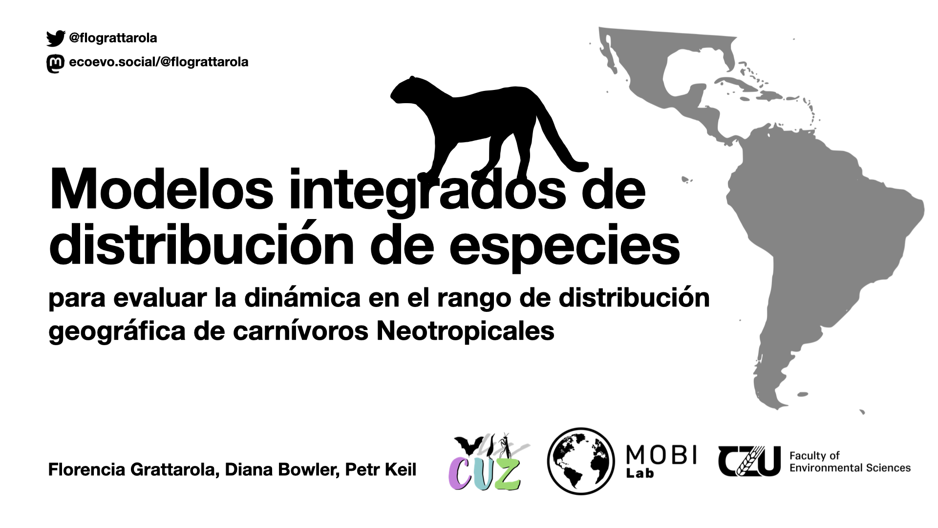 Modelos integrados de distribución de especies para evaluar la dinámica ... Modelos integrados de distribución de especies para evaluar la dinámica ...
